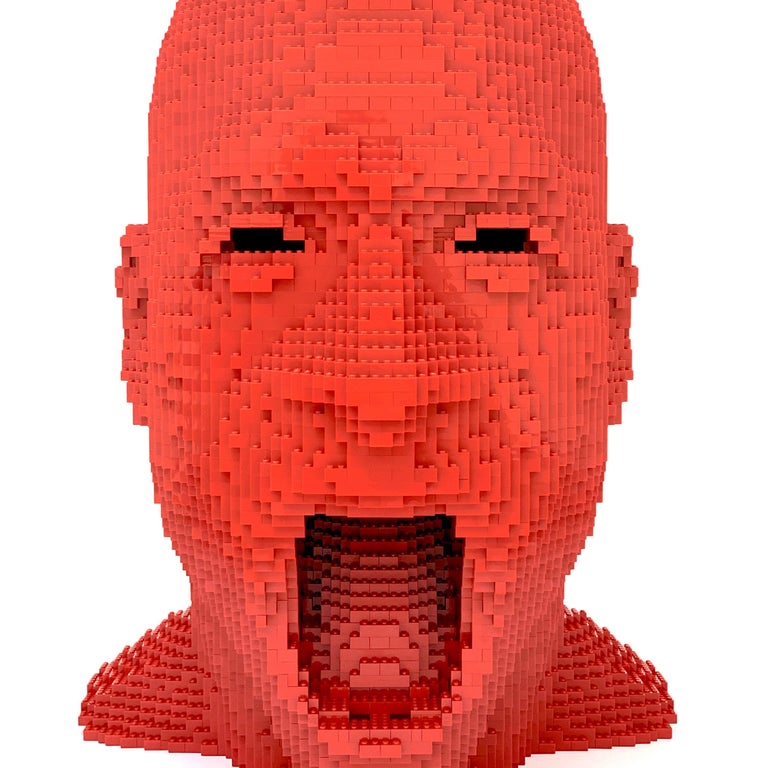 Nathan Sawaya - Red Angry For Sale at 1stDibs