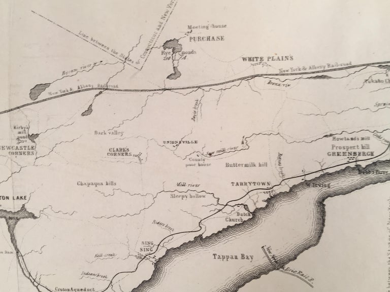 Nathaniel Currier - Hydrographic map of the Croton Aqueduct For Sale at ...