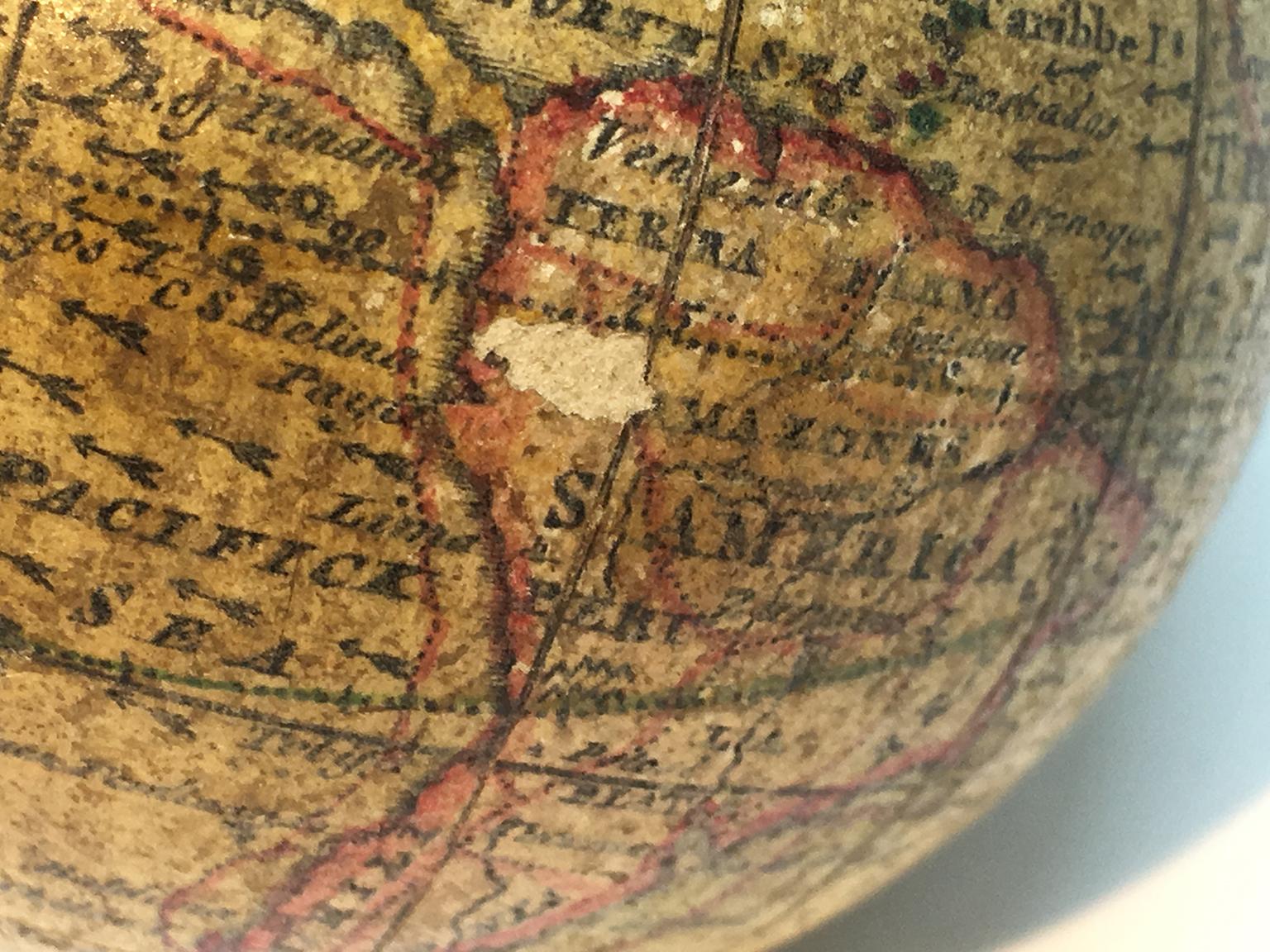 Pocket Globe by Nathaniel Hill, London 1754 For Sale at 1stDibs ...