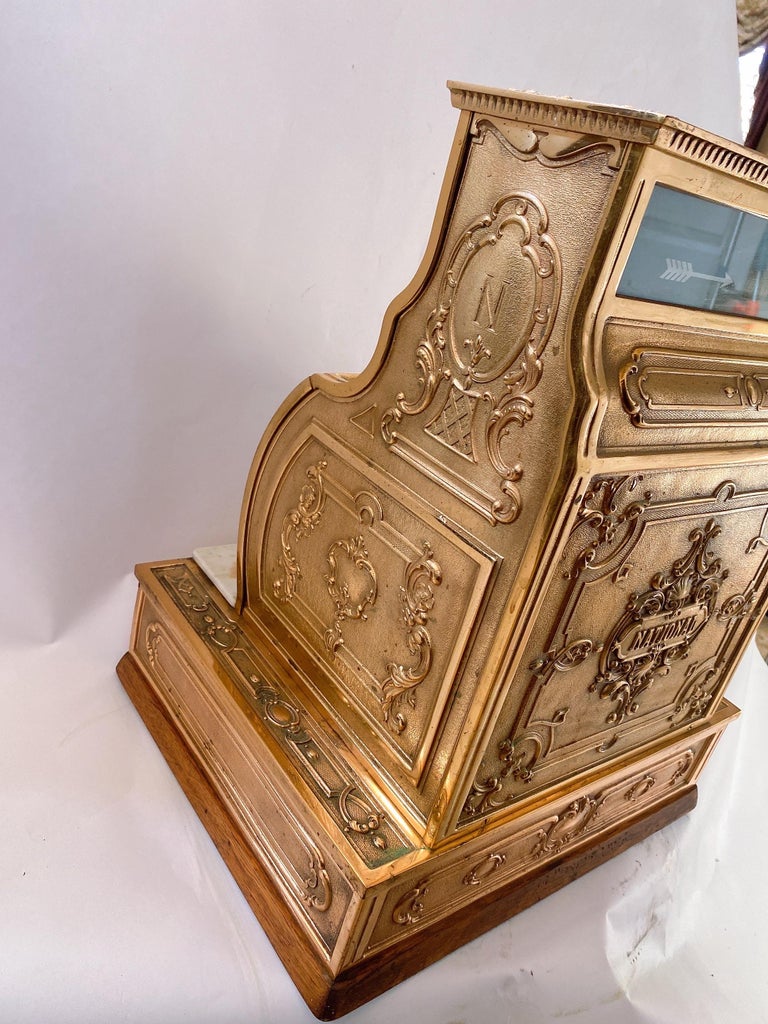 National Cash Register Co. Brass Cash Register For Sale at 1stDibs