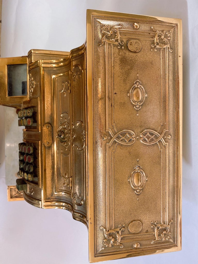 National Cash Register Co. Brass Cash Register For Sale at 1stDibs