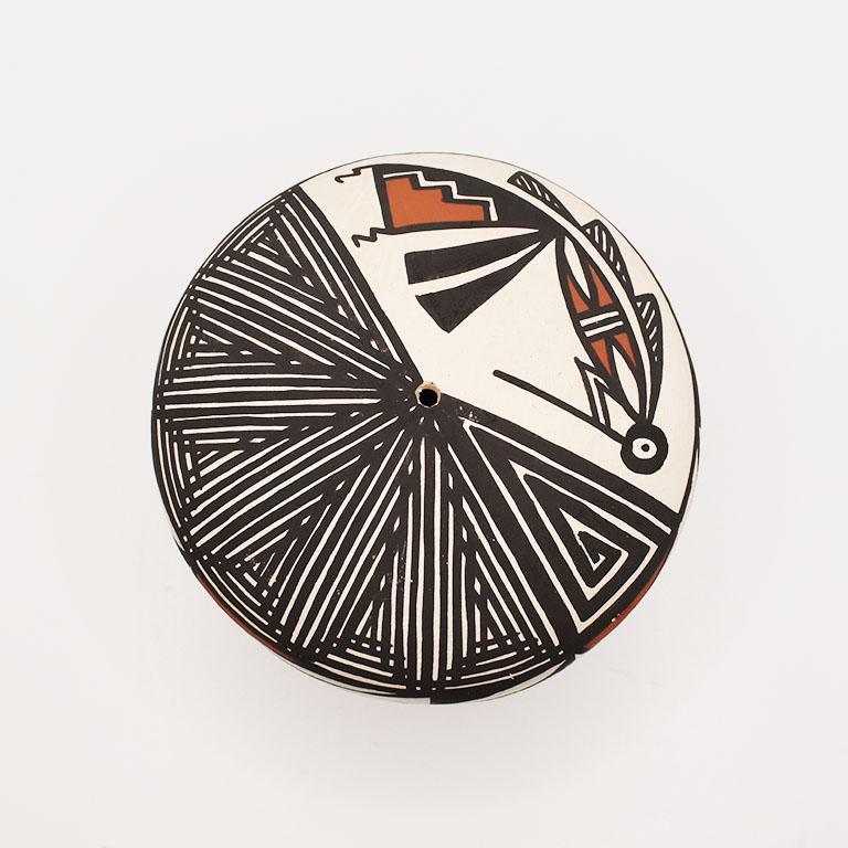 Native American Acoma Pottery Seed Pot - New Mexico For Sale at 1stDibs