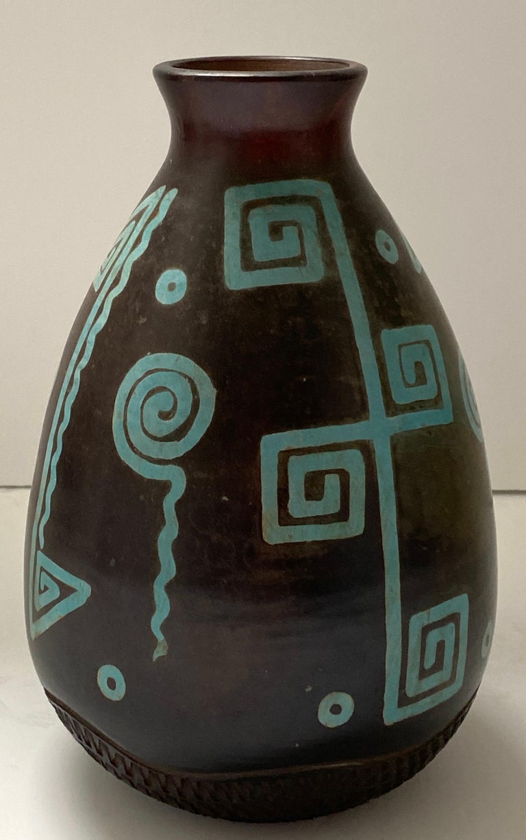 Native American Comtemporary Pottery Vase by V Ittery at 1stDibs ...