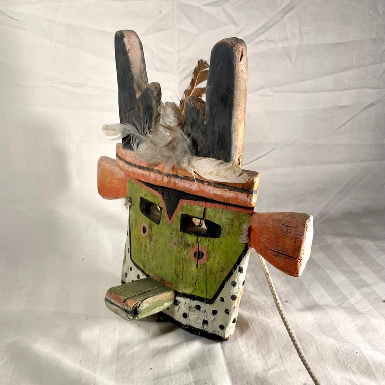 Native American Hopi Pueblo Antelope Kachina Mask. at 1stDibs