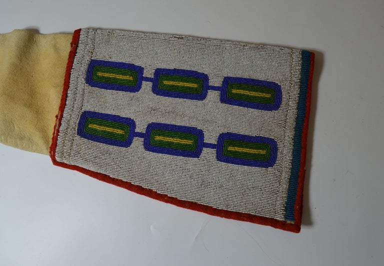 Native American Indian Blackfoot Beaded Rifle Cover at 1stDibs