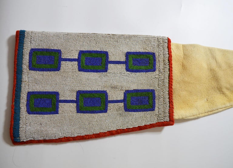 Native American Indian Blackfoot Beaded Rifle Cover at 1stDibs