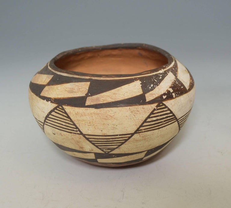 Native American Indian Fine Vintage Acoma Pottery Bowl at 1stDibs ...
