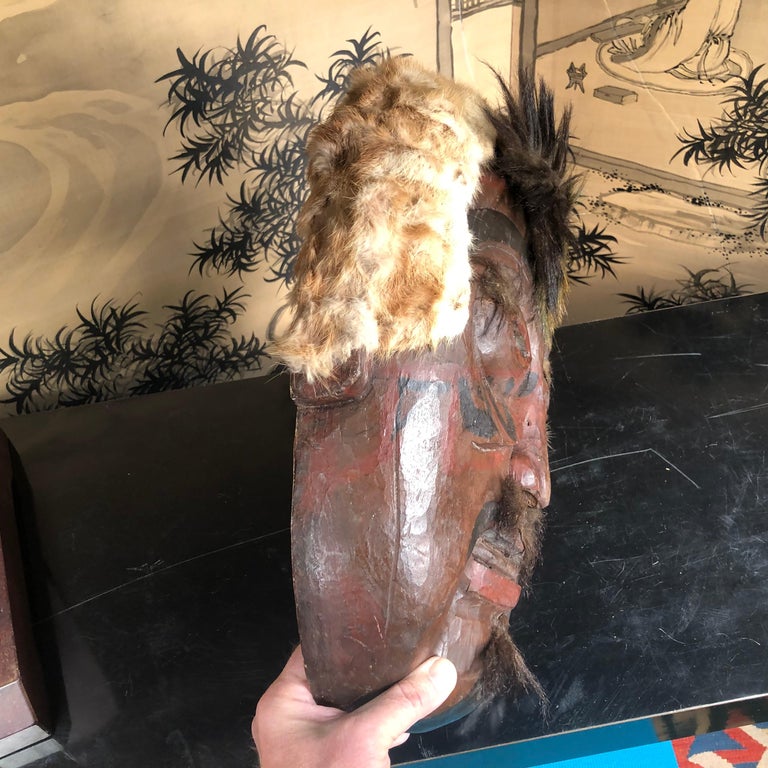 Native American Inuit Eskimo Antique Dance Mask, 1900 at 1stDibs ...