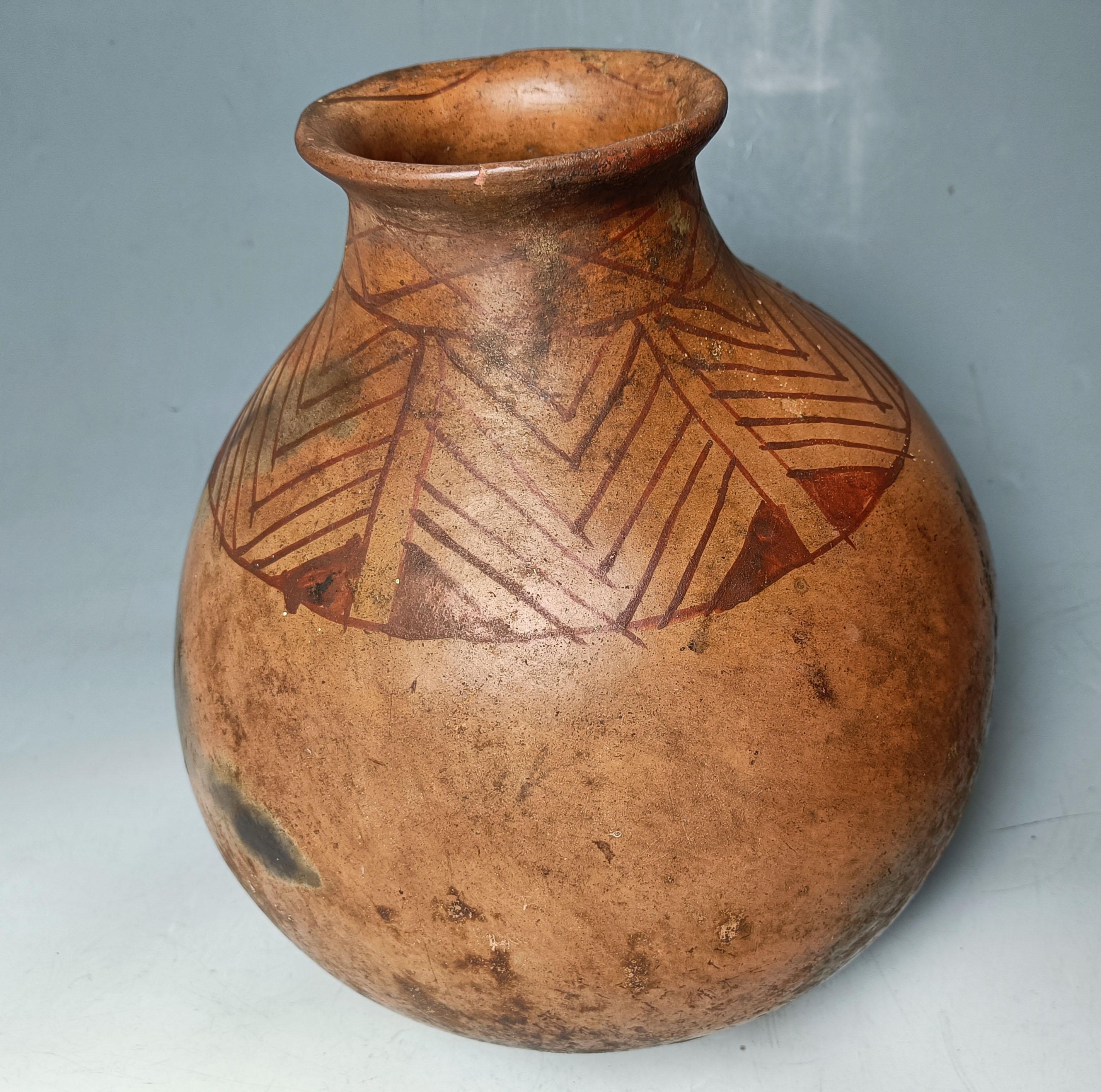 Native American large Pima terracotta water pot Decorative Antiques ...