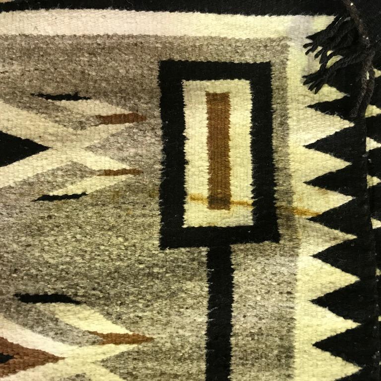 Native American Navajo Handwoven Rug Blanket at 1stDibs