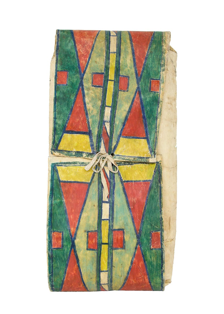 Native American Parfleche Envelope, Crow, 19th Century Abstract ...