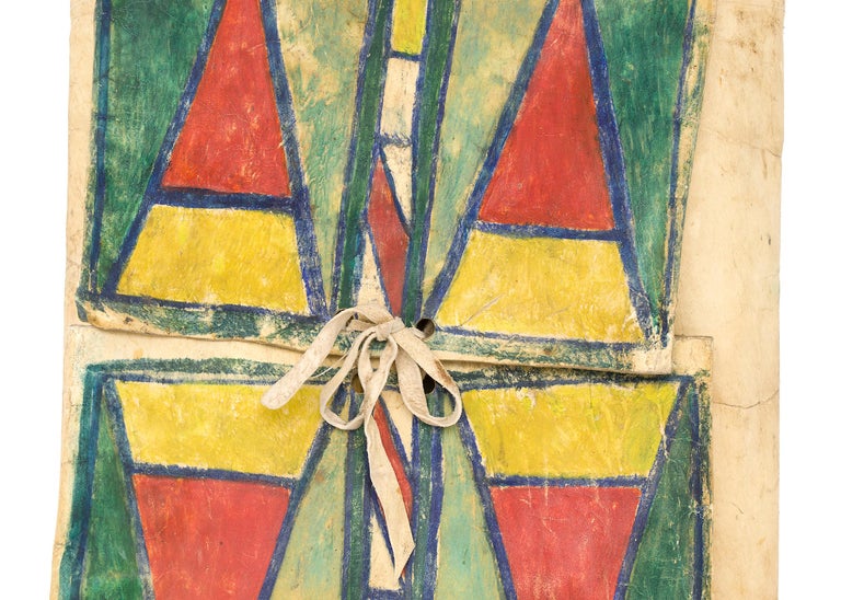 Native American Parfleche Envelope, Crow, 19th Century Abstract ...