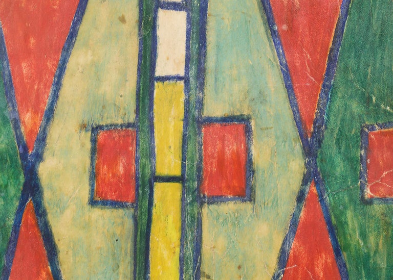 Native American Parfleche Envelope, Crow, 19th Century Abstract ...