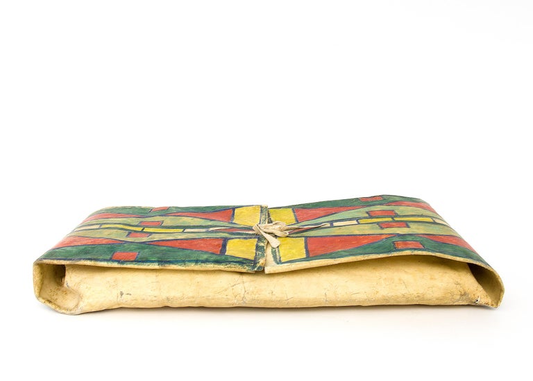 Native American Parfleche Envelope, Crow, 19th Century Abstract ...