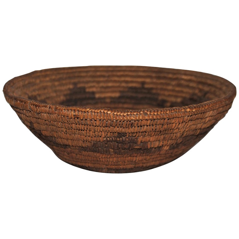 Native American Washo Basket For Sale at 1stDibs