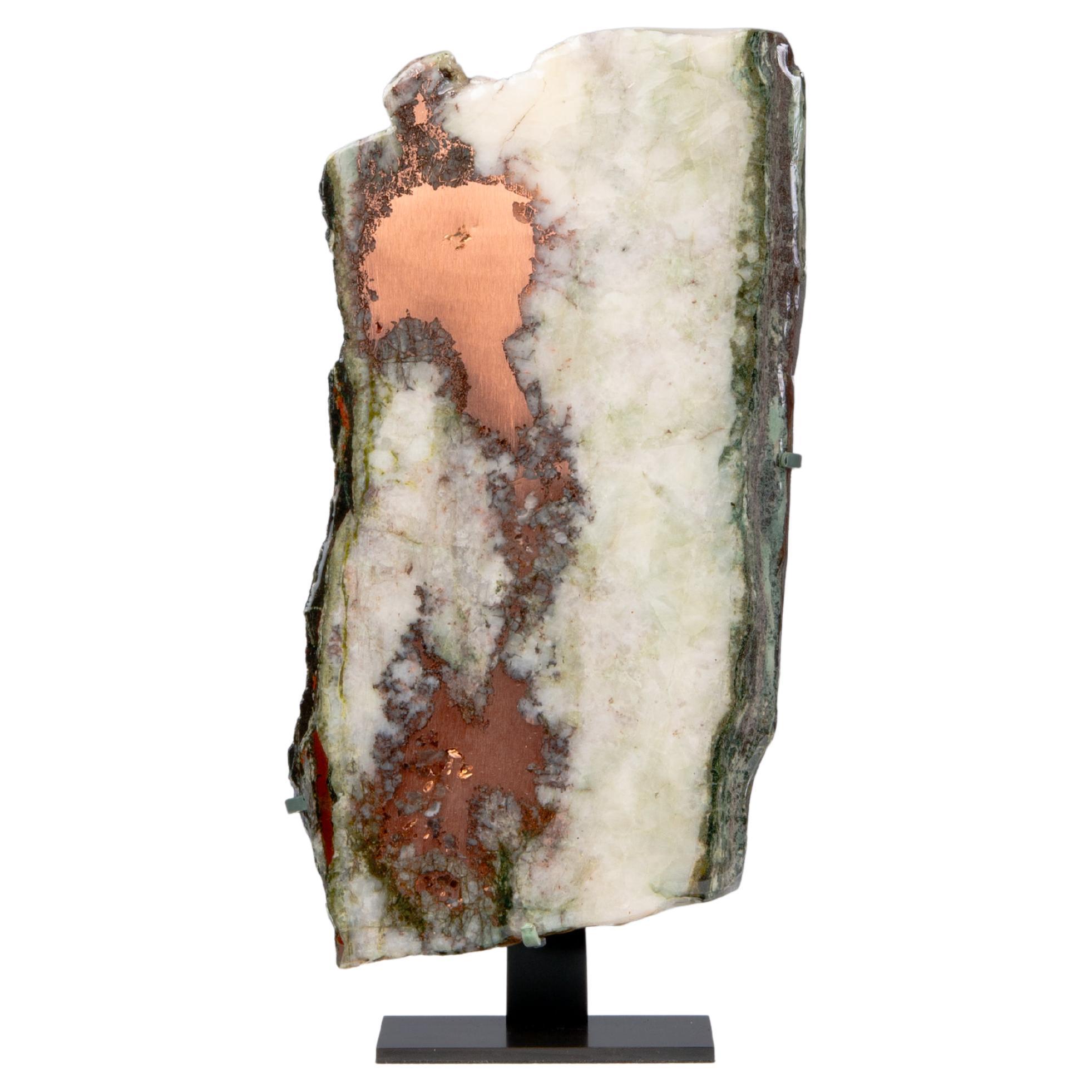 Native copper ore slice For Sale at 1stDibs