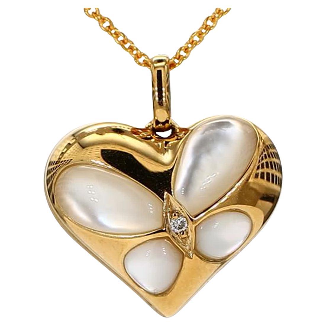 Natural Turquoise/Pearl and White Diamond.23 Carat TW Gold Reversible ...