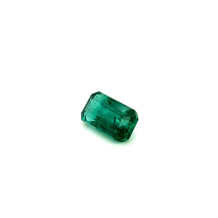 Natural 4.81 Carat Emerald Cut Emerald 'Unset' Loose Gem For Sale at ...