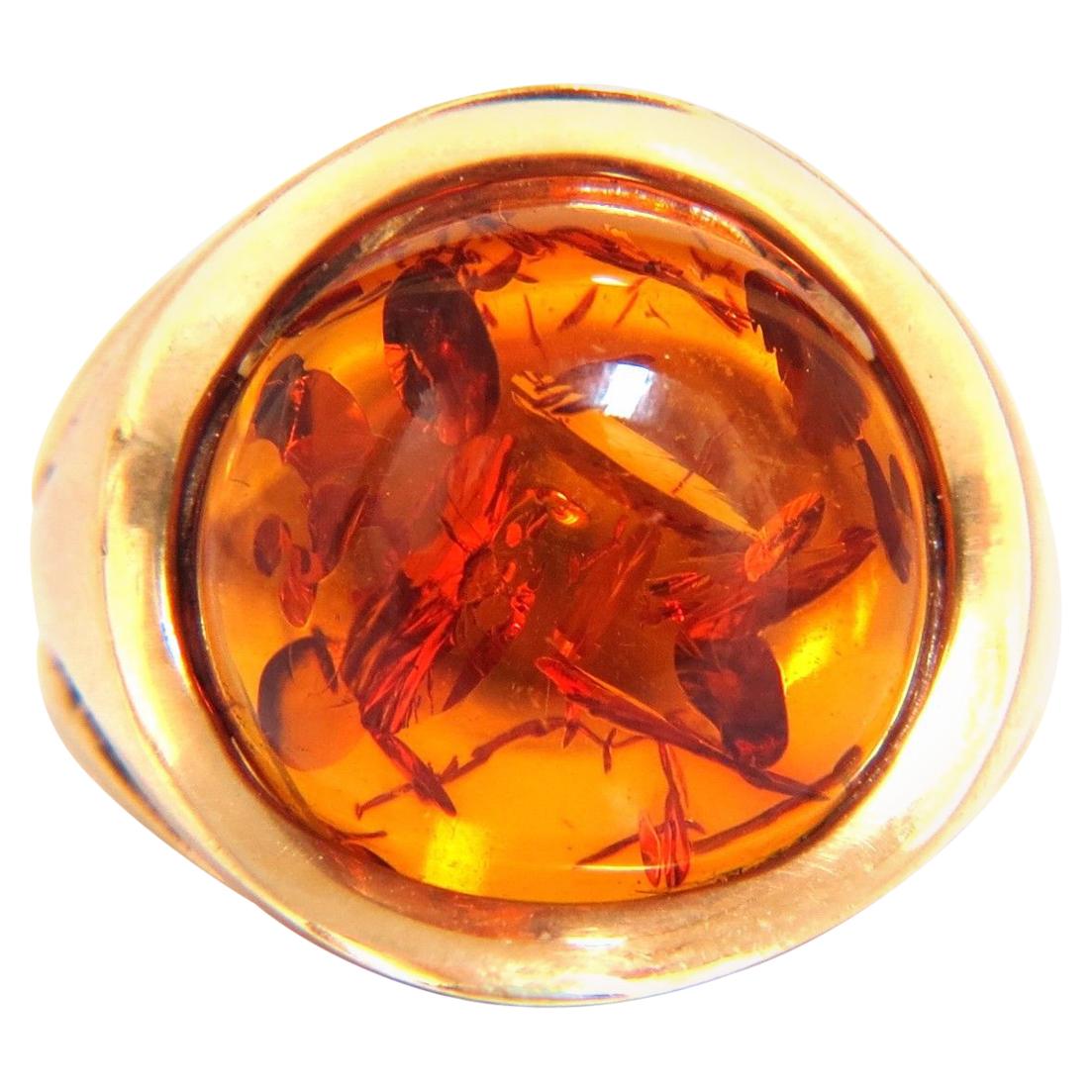 Antique Amber Rings - 30 For Sale at 1stdibs