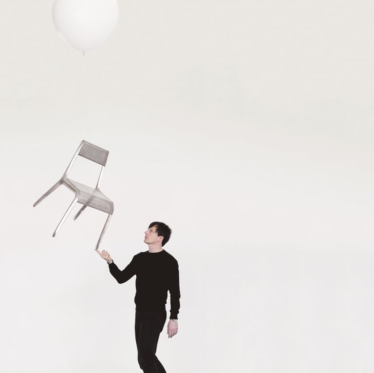 Natural Anodic Leggera Chair by Zieta For Sale at 1stDibs