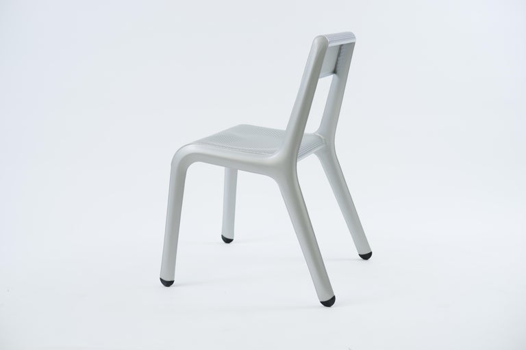 Natural Anodic Leggera Chair by Zieta For Sale at 1stDibs