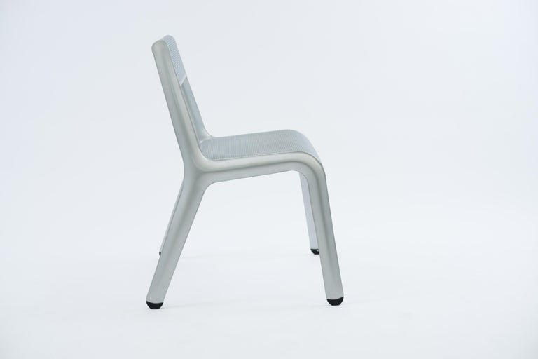 Natural Anodic Leggera Chair by Zieta For Sale at 1stDibs