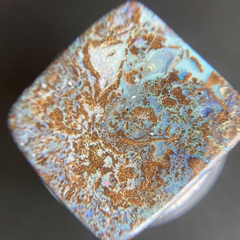 Natural Australian Freeform Boulder Opal 35.85ct Matrix Koroit Nut ...