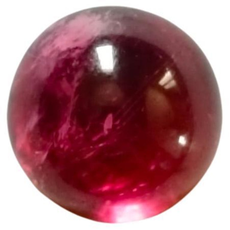 Natural Beautiful Rubelite Cabochon Round Cut Loose Gemstone For Sale ...