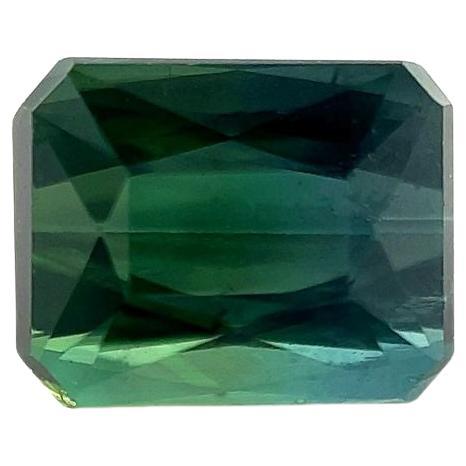 Certified Square Emerald Cut 4.30 Carat Natural Green Tourmaline For ...