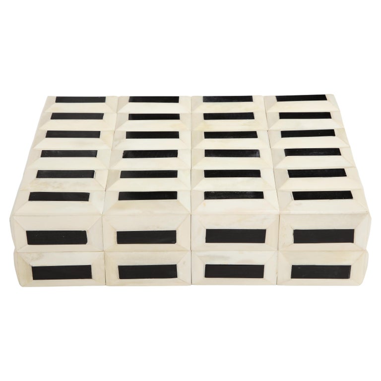 Natural, Black 3D Bone Box For Sale at 1stDibs