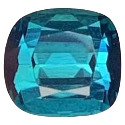 Neon Blue Natural Tourmaline 4 Carat Cushion Cut Loose Gemstone for ...