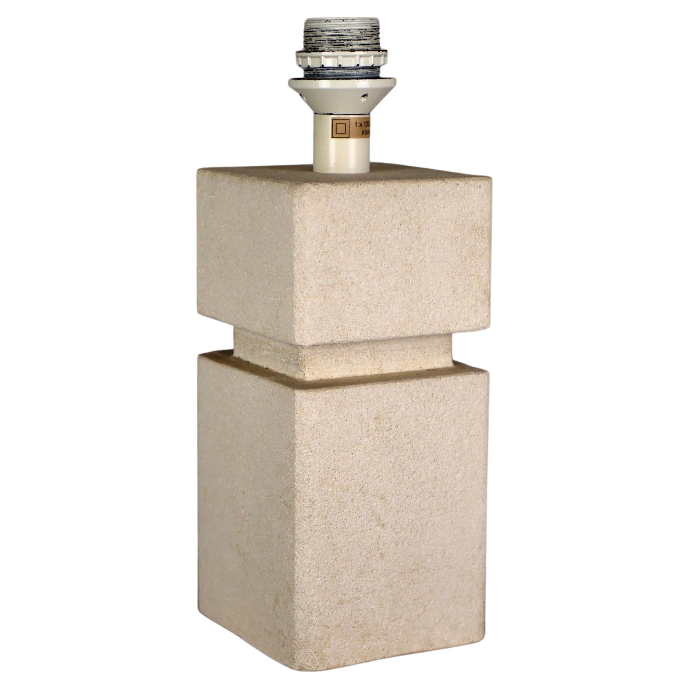 Pair of Terrazzo Stone Base Table Lamps For Sale at 1stDibs