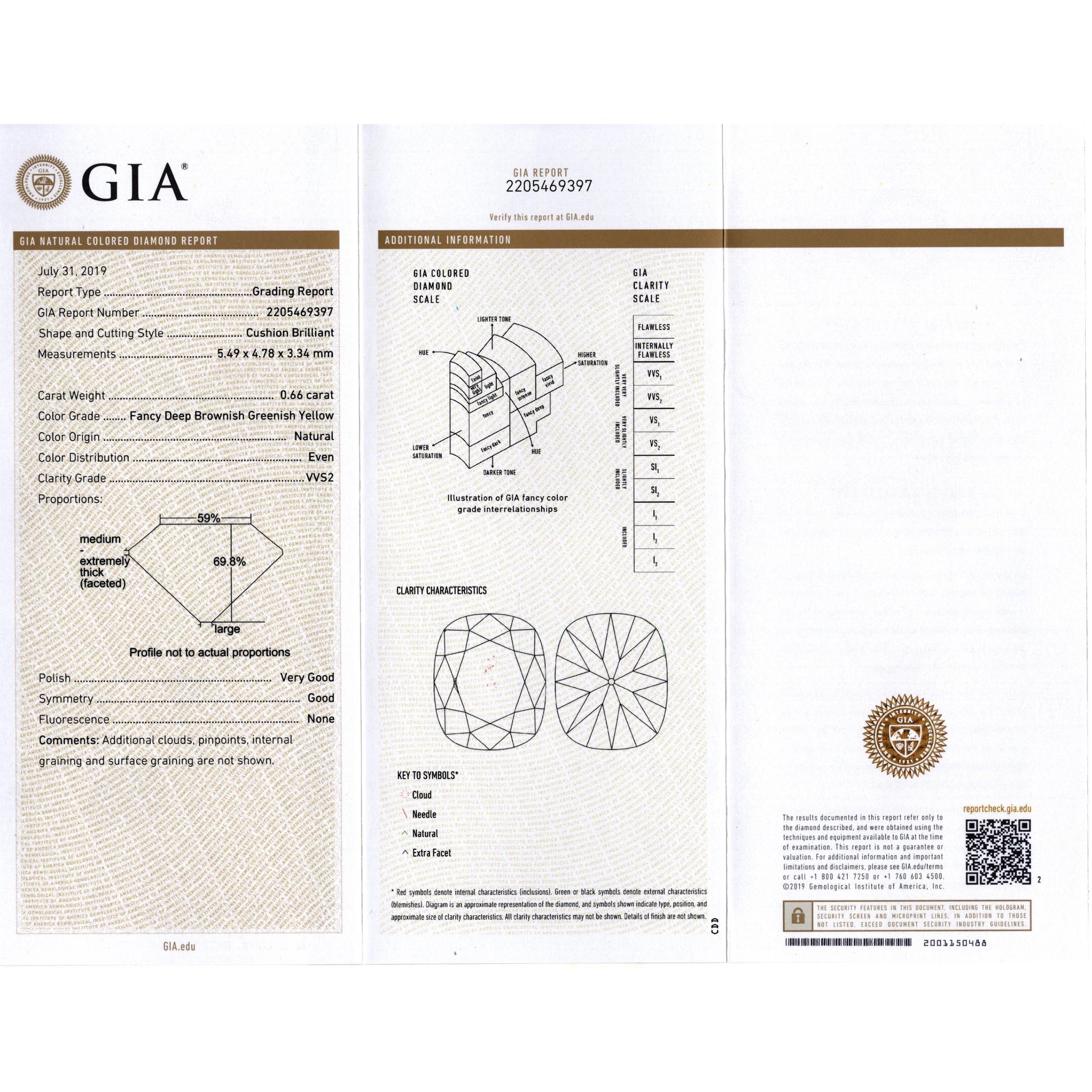 Natural Certified Yellow Pink White Diamond 'Toi et Moi' Gold Silver ...