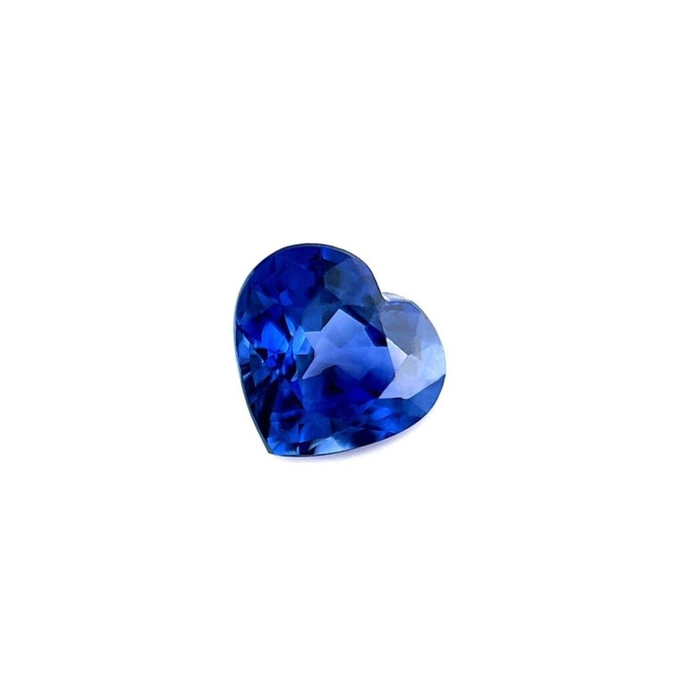 Natural Ceylon Cornflower Blue Sapphire 0.68ct Heat Cut VS Sri Lankan ...