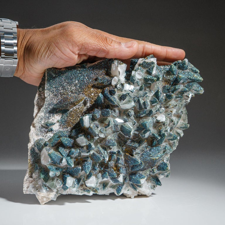 Natural Chalcopyrite over Calcite from China For Sale at 1stDibs