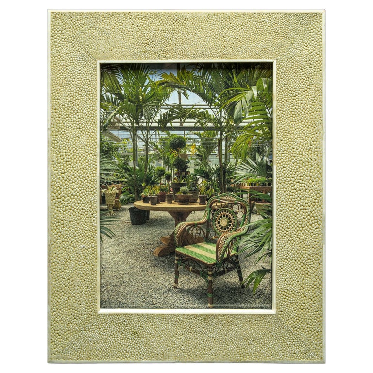 Natural Cream Shagreen Frame at 1stDibs