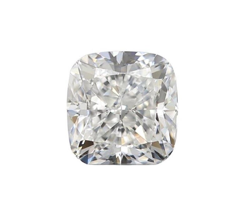 Natural Cushion Modified Brilliant Diamond in a 0.40 Carat H VVS1, GIA ...