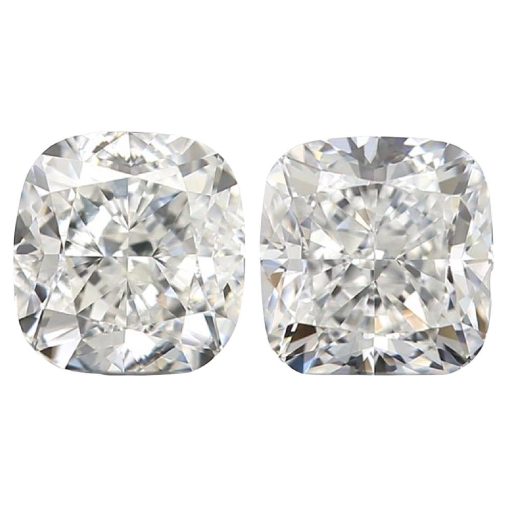 GIA Certified 3 Carat Cushion Modified Brilliant Diamond Platinum Ring ...