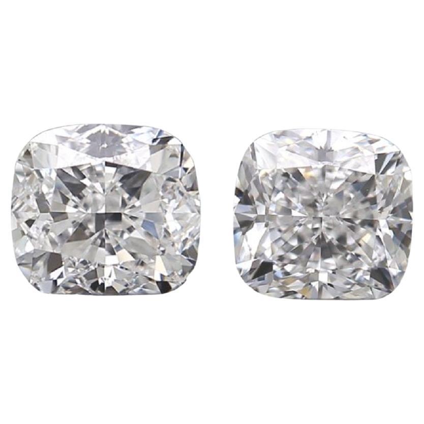 GIA Certified 3 Carat Cushion Modified Brilliant Diamond Platinum Ring ...