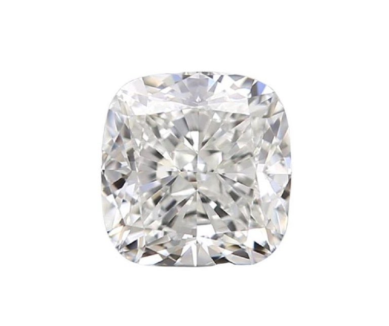 Natural Cushion Modified Brilliant Diamond in a 2.02 Carat G VS1, GIA ...