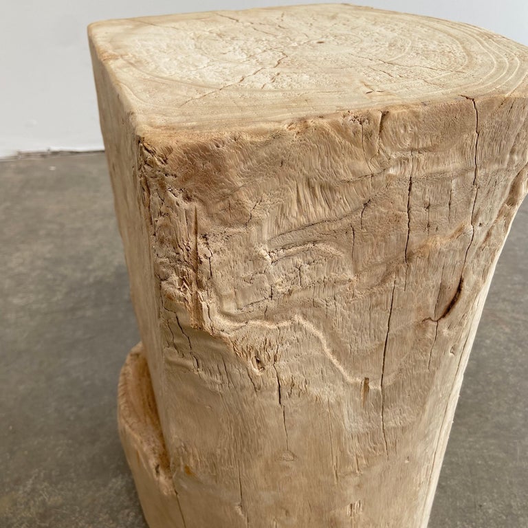 Natural Cypress Wood Stump for Side Table at 1stDibs