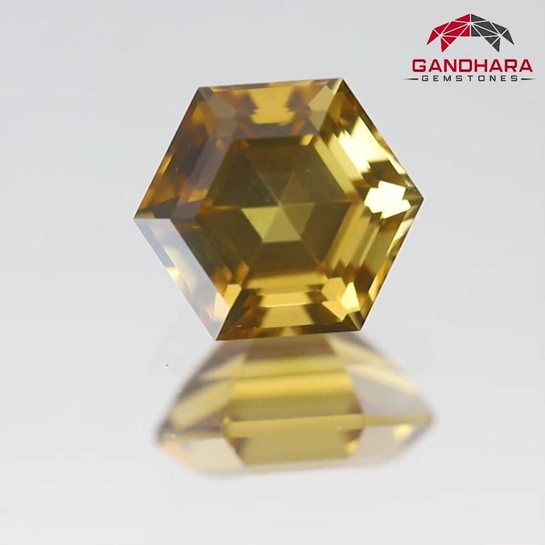 Natural Deep Yellow Citrine Stone 8.60 Carats Citrine Gemstone Citrine ...