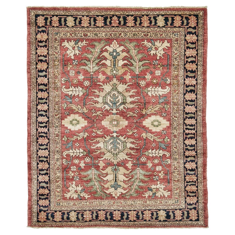 Natural Dye Serapi Design Rug For Sale at 1stDibs