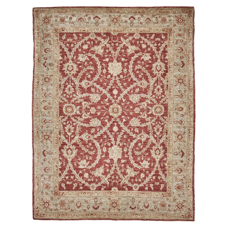 Natural Dye Sultanabad Revival Rug For Sale at 1stDibs