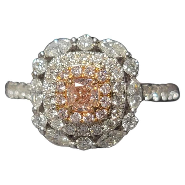 Natural Fancy Pink Diamond Ring For Sale at 1stDibs