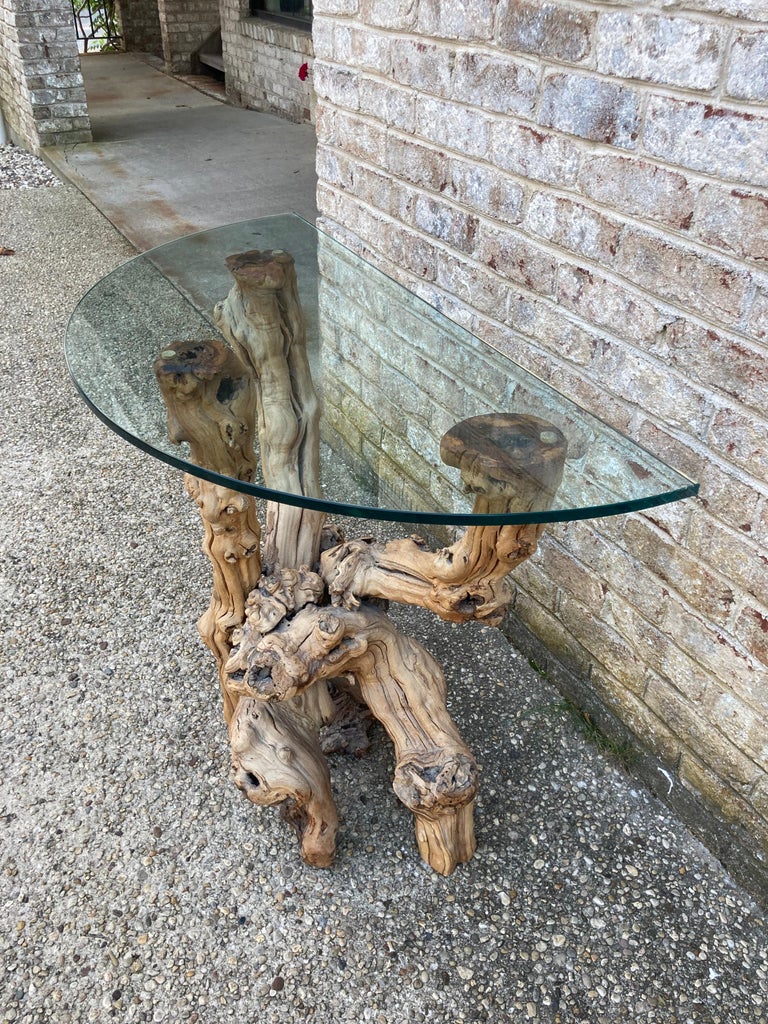 Natural Form Root Wood Style Console For Sale at 1stDibs