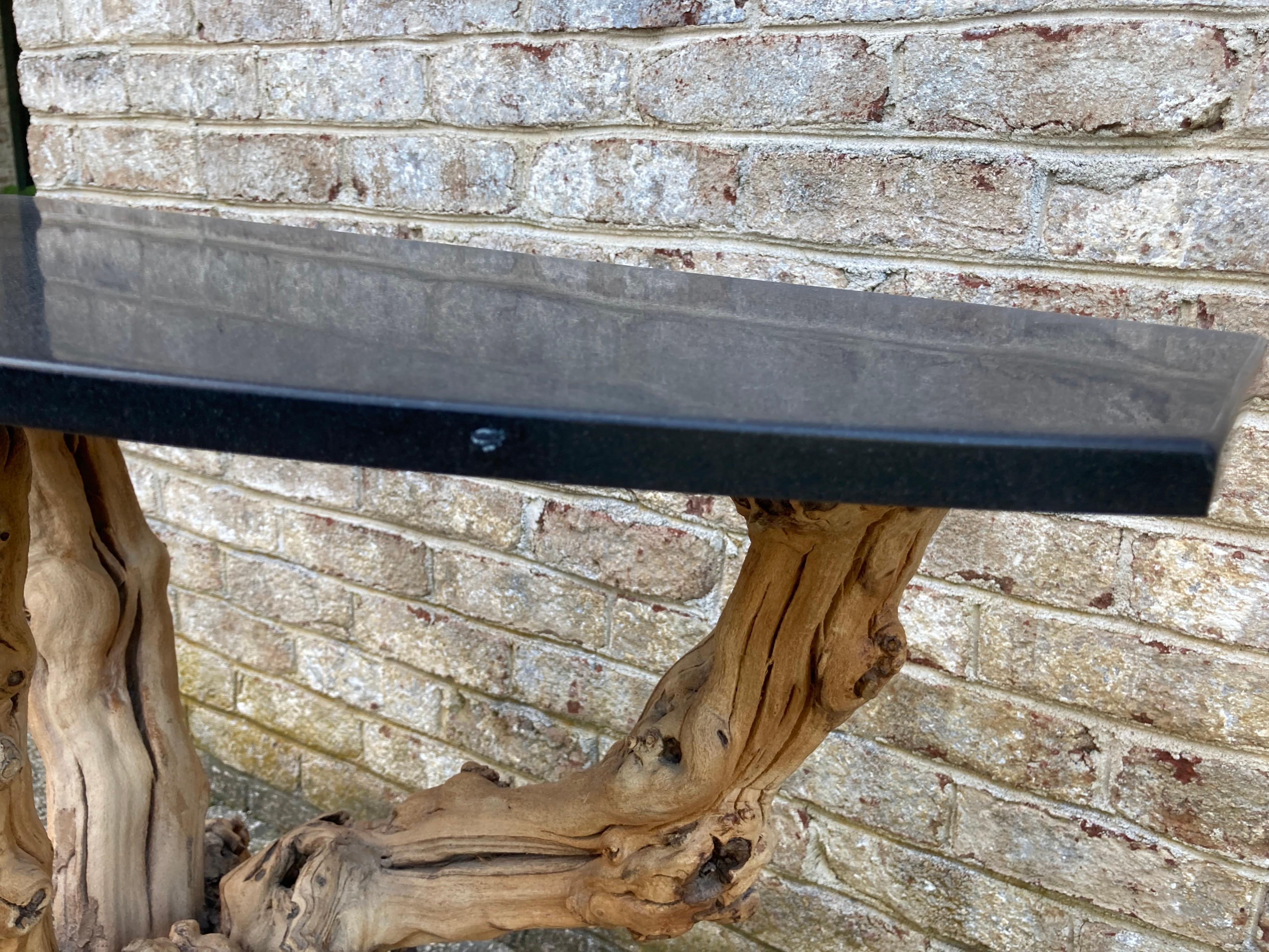 Natural Form Root Wood Style Console at 1stDibs