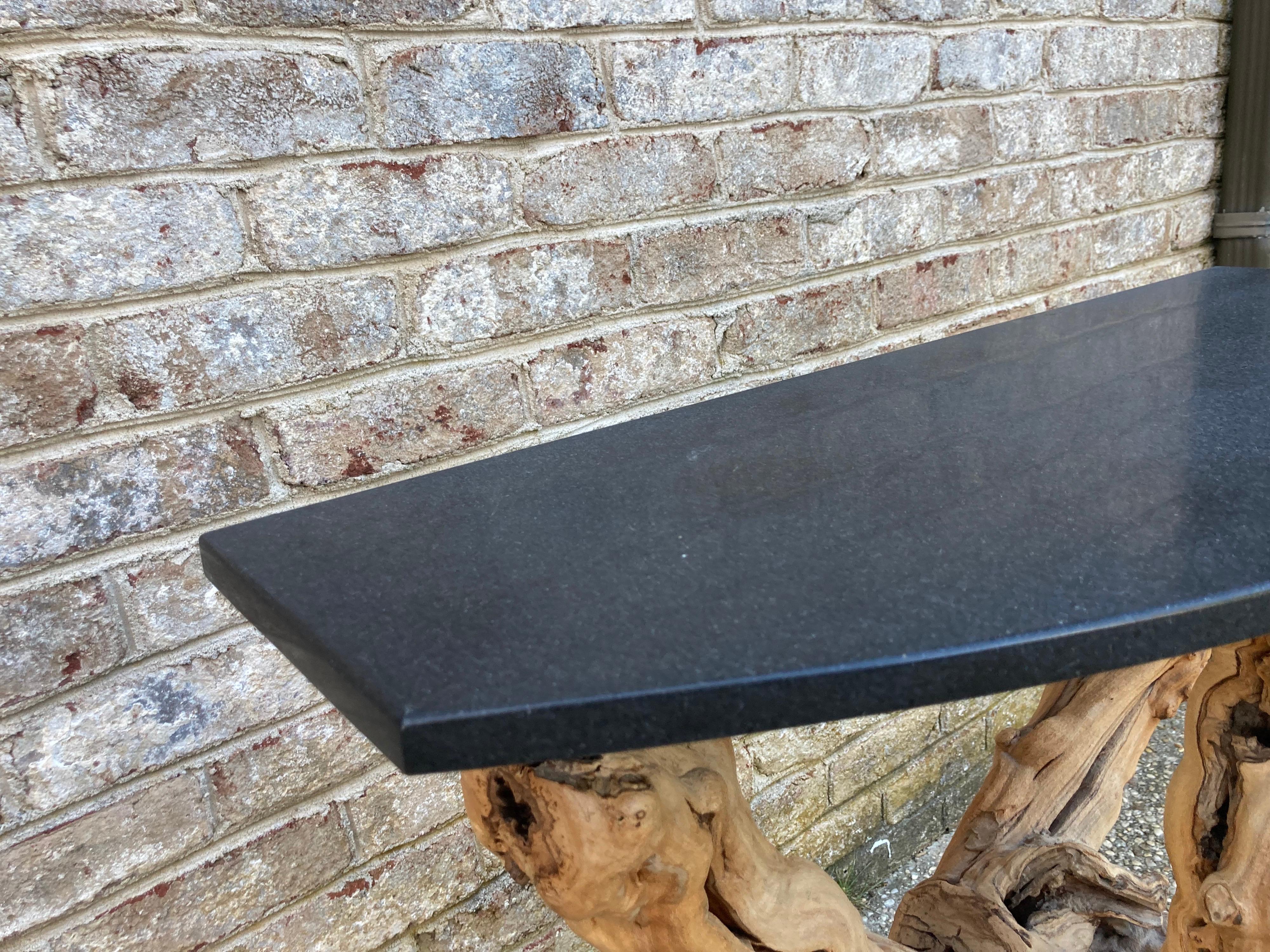 Natural Form Root Wood Style Console at 1stDibs