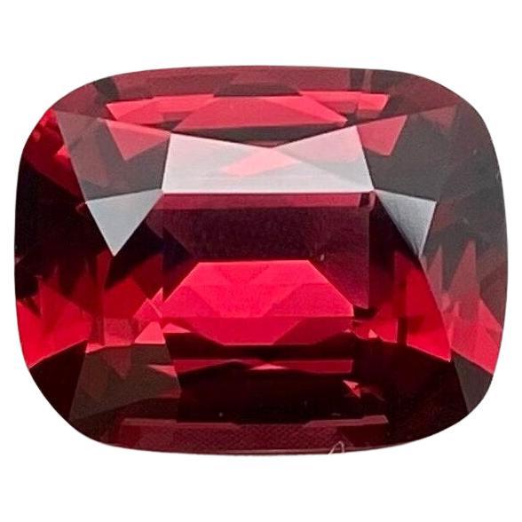 GFCO Certified 6.26ct Natural Pyrope-Almandine Garnet gemstone, Cushion ...