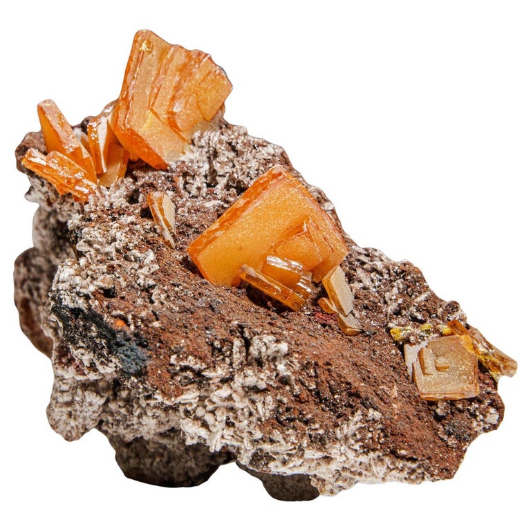 Natural Genuine Wulfenite Mineral from Arizona, USA For Sale at 1stDibs